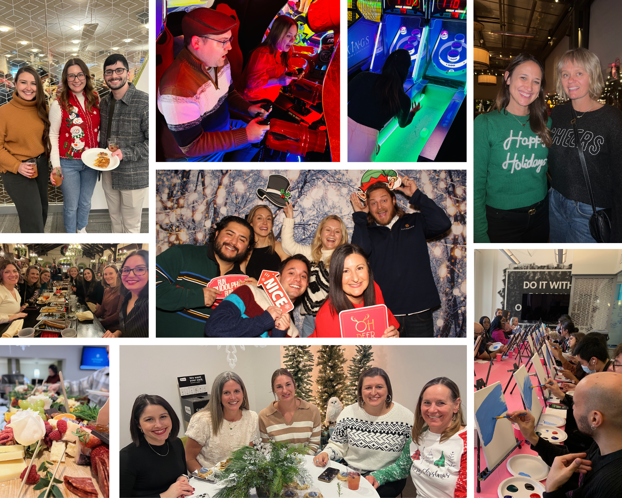 View the photo collages below to see all the fun and festive moments ...